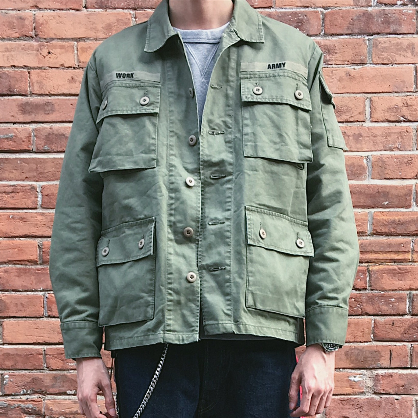 m65穿搭,m65风衣什么人穿好看_大山谷图库