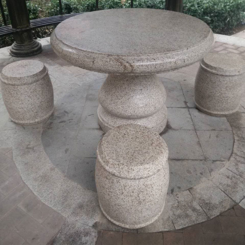 院子里的石头桌子,农村庭院石桌摆放图片,石头桌子石头凳子图片(第2页)_大山谷图库