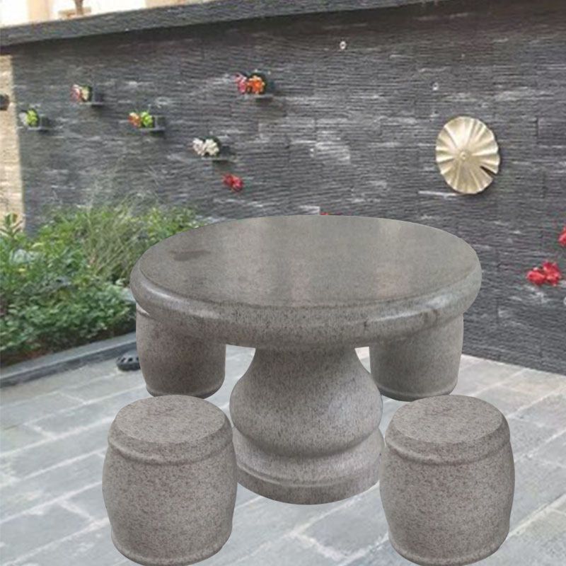 院子用砖砌桌子图片,室外水泥桌,庭院水泥桌_文秘苑图库